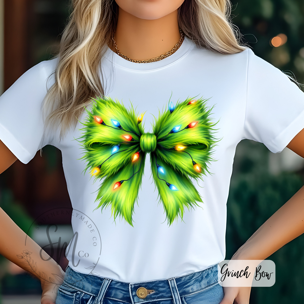Grinch Bow Design – SouthernlyMade Co